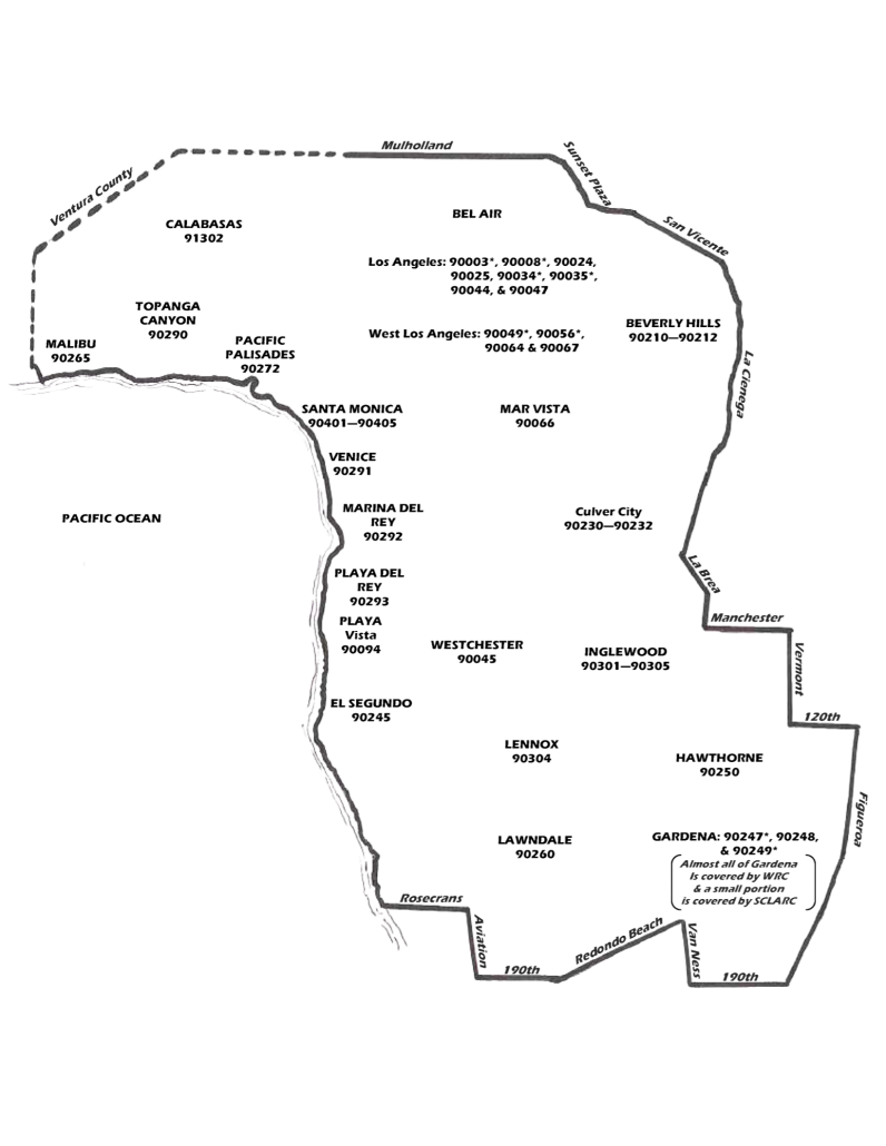 Plain - Map of Service Area (3) - Westside Regional Center